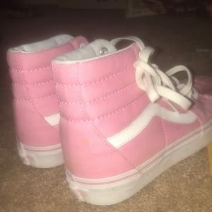 Vans | Shoes | Pink High Top Vans | Poshmark
